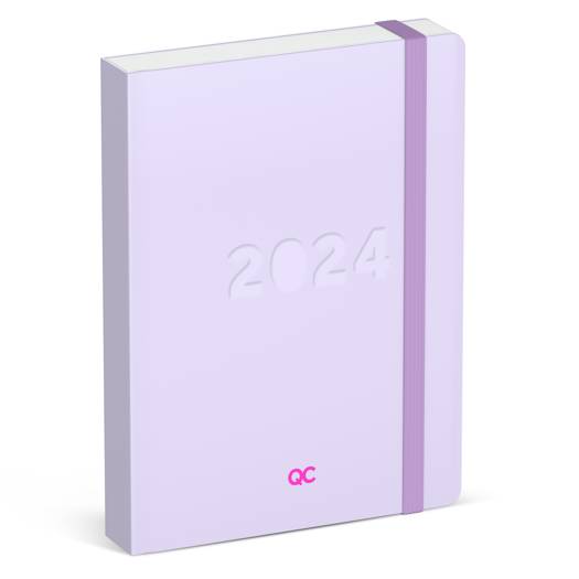 Agenda 2024 QC Colour lavendel | Standaard Boekhandel
