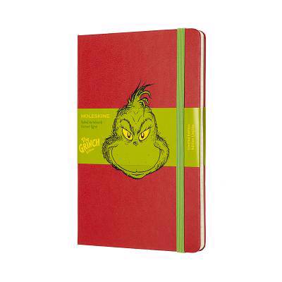 Moleskine Dr. Seuss The Grinch Limited Edition Red Large Ruled Notebook ...