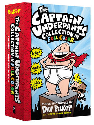 The Captain Underpants Color Collection (Captain Underpants #1-3 Boxed ...