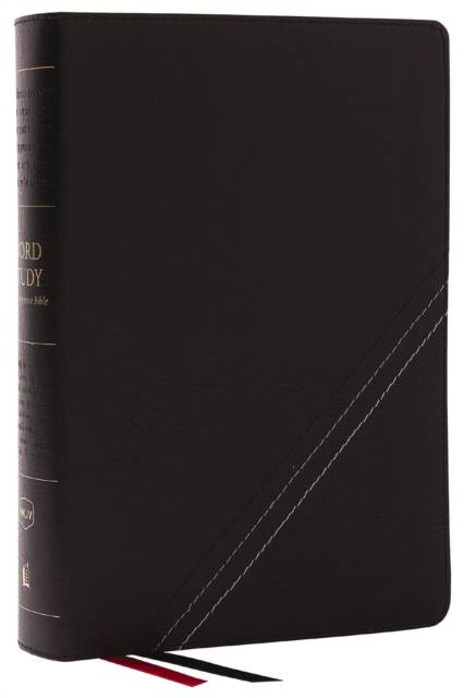 NKJV, Word Study Reference Bible, Bonded Leather, Black, Red Letter ...