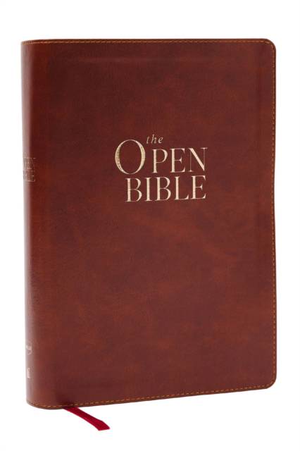 The Open Bible: Read and Discover the Bible for Yourself (NKJV Brown ...