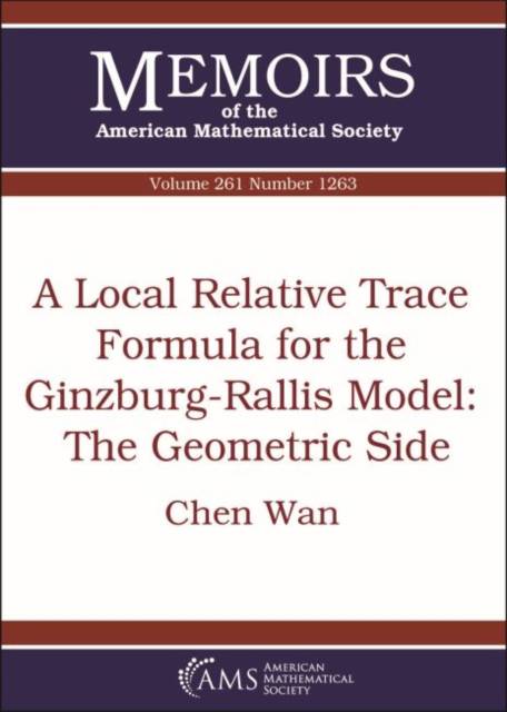 A Local Relative Trace Formula for the Ginzburg-Rallis Model: The ...