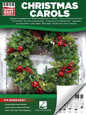Christmas Carols Super Easy Songbook Beginner-Friendly Piano Sheet ...