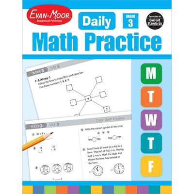 Daily Math Practice, Grade 3 Teacher Edition | Evan-Moor Educational ...