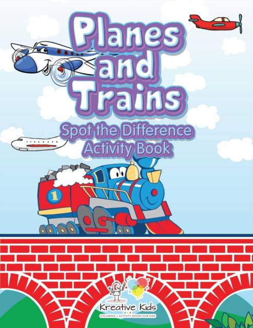 Planes and Trains Spot the Difference Activity Book | Kreative Kids ...