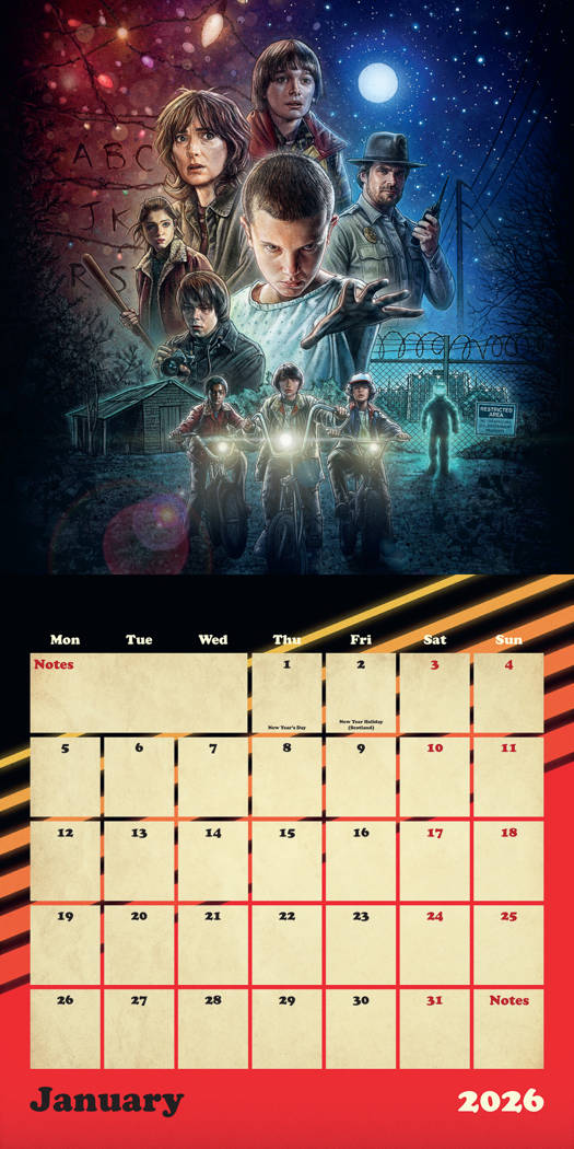 Kalender 2026 Stranger Things dnl | Standaard Boekhandel