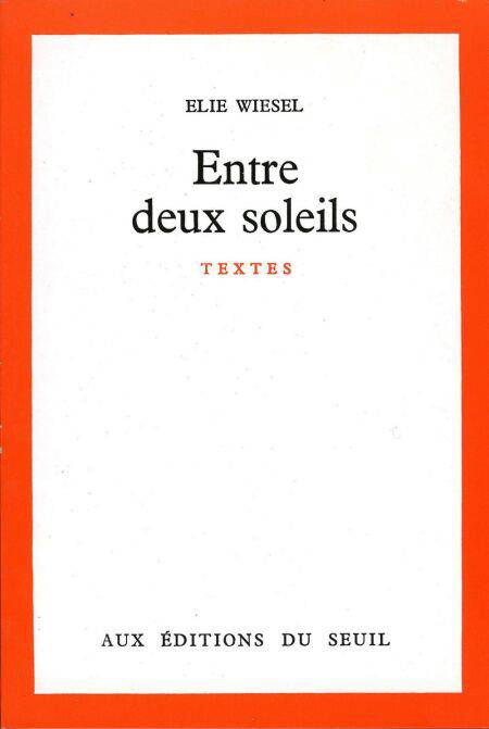 Entre deux soleils (e-book) | Elie Wiesel | Literatuur | 9782021184716 ...