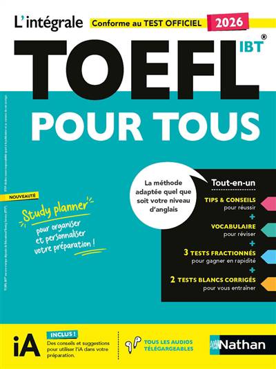 L'intégrale TOEFL iBT pour tous | Serena Murdoch Stern, Paul R. Evensen ...