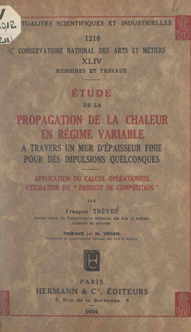 Étude de la propagation de la chaleur en régime variable à travers un ...