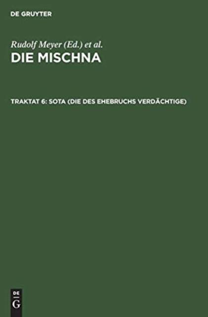 Sota (Die des Ehebruchs Verdächtige) | | Jodendom | 9783110052268 ...
