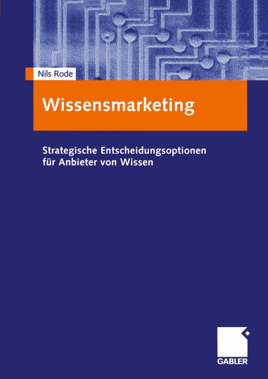 Wissensmarketing | Nils Rode | Management | 9783409117418 | Standaard Boekhandel
