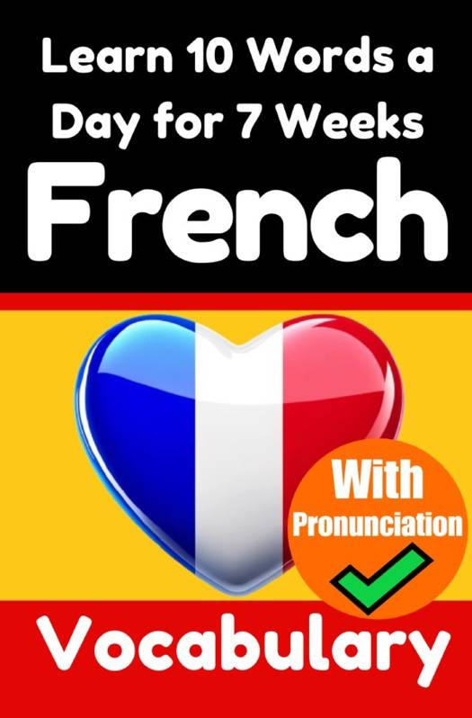 French Vocabulary Builder: Learn 10 French Words a Day for 7 Weeks ...