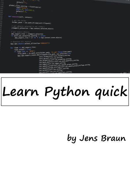 Learn Python quick (e-book) | Jens Braun | Programmeren | 9783985510986 | Standaard Boekhandel