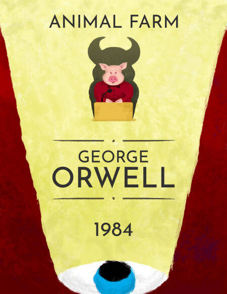 1984, Animal Farm: George Orwell Main Works Collection (e-book ...