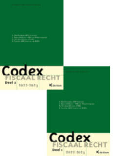 Codex fiscaal recht 2022-2023 | Axel Haelterman, Luc Maes, Miguel De ...