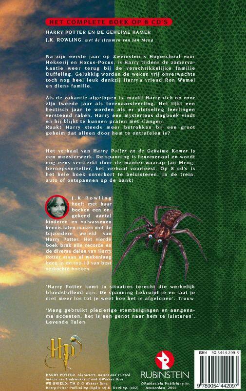 Harry Potter en de geheime kamer (luisterboek) | J.K. Rowling ...