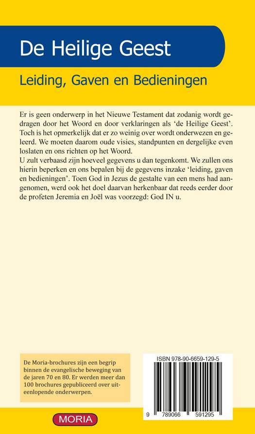 De Heilige Geest: leiding, gaven en bedieningen | J.I. van Baaren ...