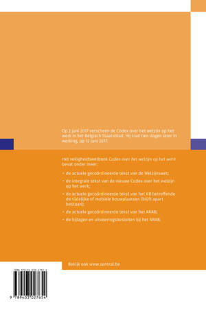 Codex over het welzijn op het werk, editie 2024-2025 | | Handelsrecht ...