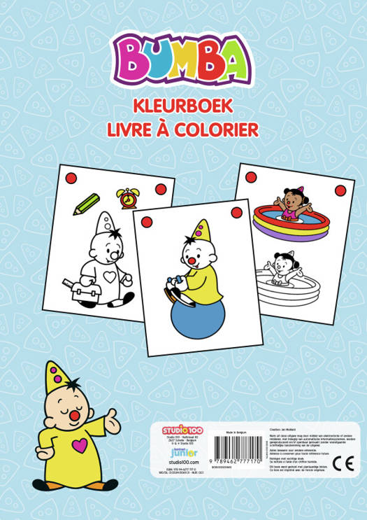 Bumba : kleurboek - potlood | Gert Verhulst | Kinderboeken | 9789462777170 | Standaard Boekhandel